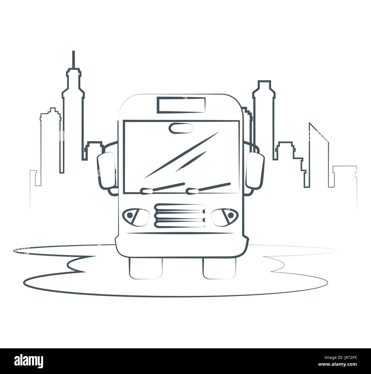 Bus lines sign Stock Vector Images - Alamy