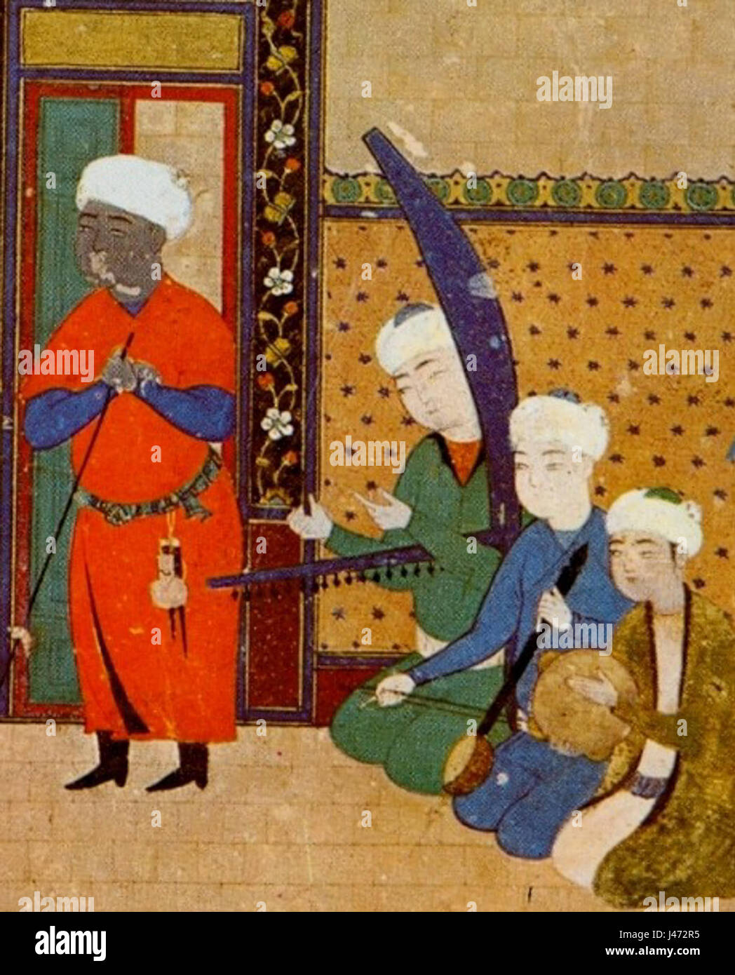 The Mihr u Mushtari harp is an ancient musical instrument with ...