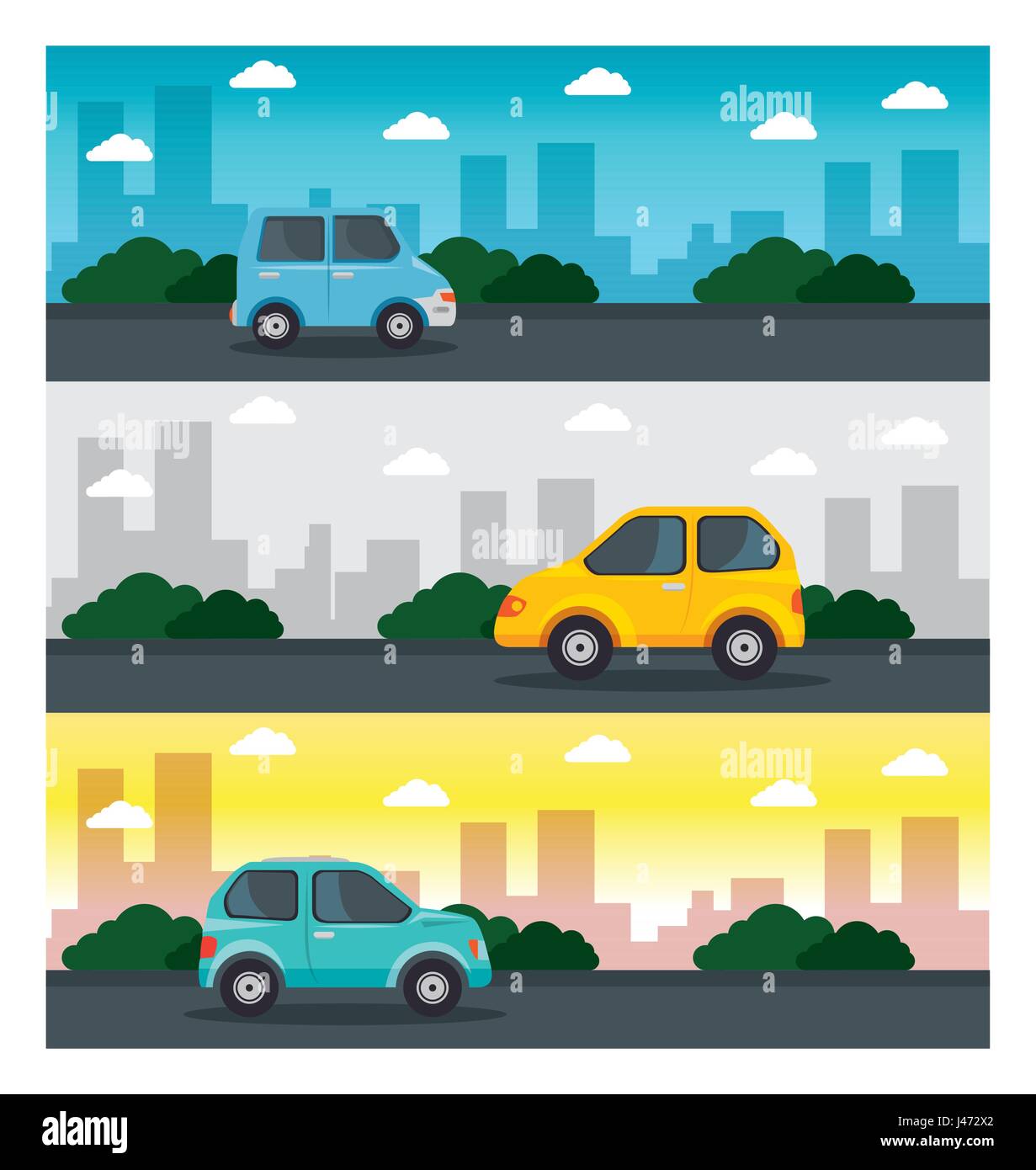 Colorful cars design Stock Vector Image & Art - Alamy