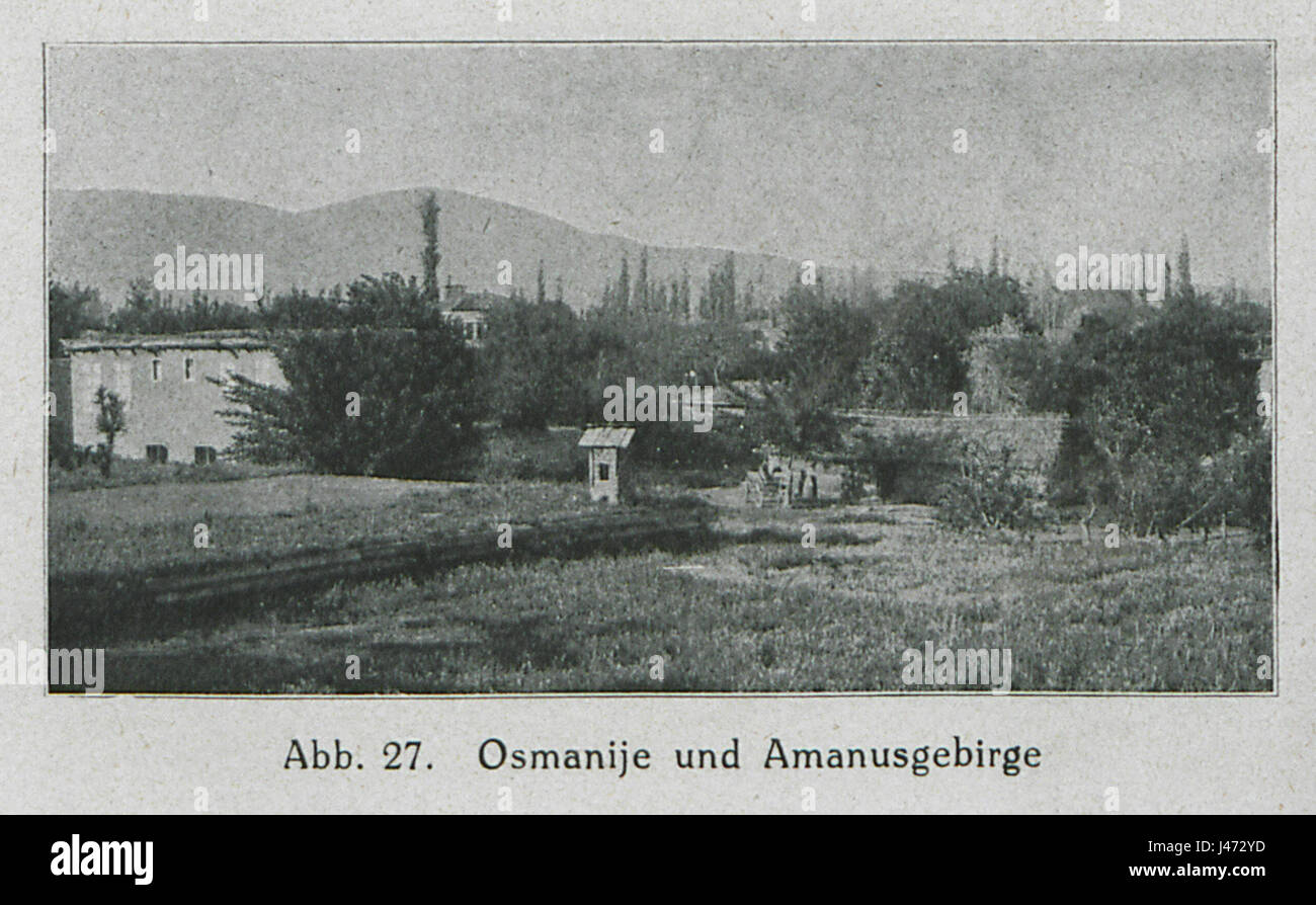 This map or work by Banse Ewald from 1919 depicts the Osmanije and ...