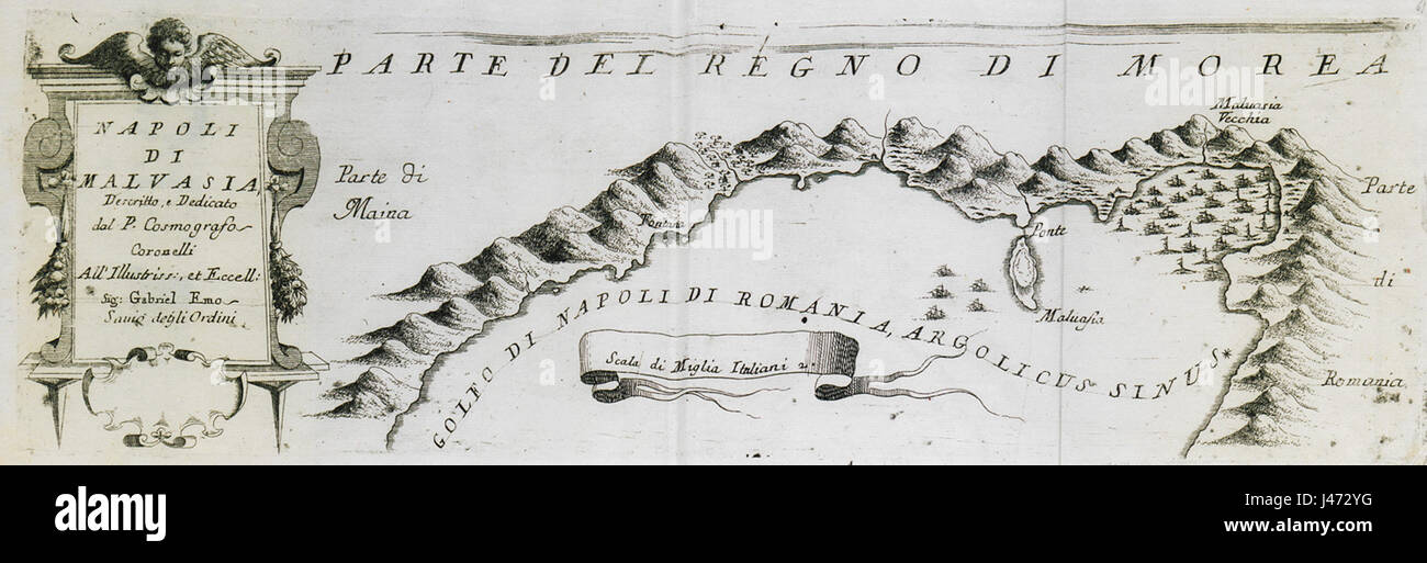 This title refers to an 1686 map of Naples created by Vincenzo ...