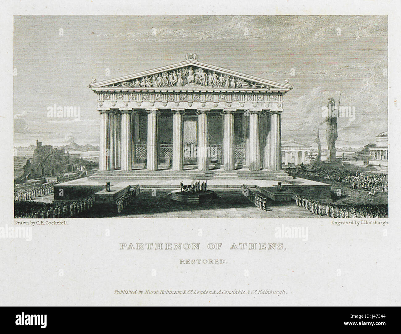 Parthenon drawing hi-res stock photography and images - Alamy