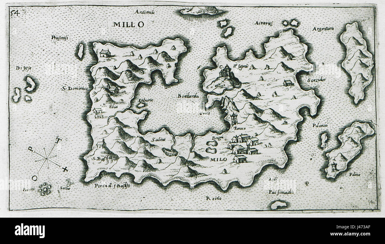 Milo map hi-res stock photography and images - Alamy