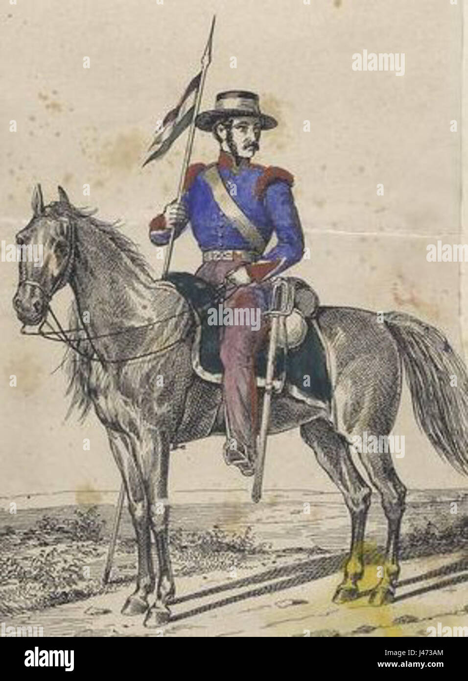 This entry refers to a specific Mexican military uniform from the year ...