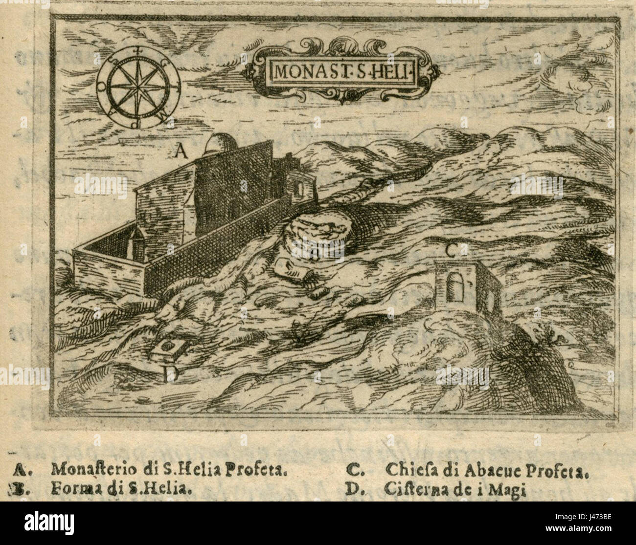 Monast S Heli Zuallart Jean 1587 Stock Photo - Alamy