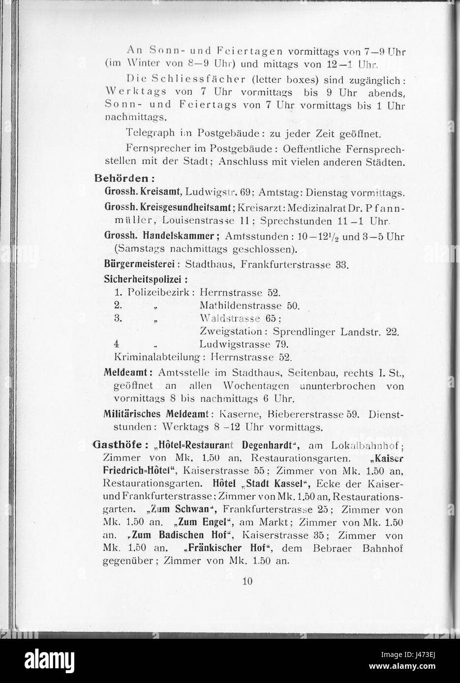 OF Joest 1905 010 Stock Photo - Alamy