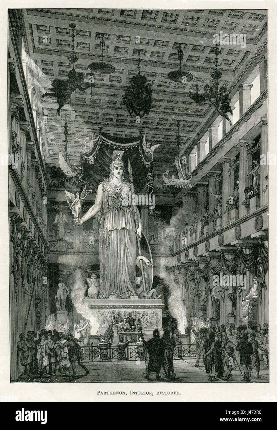 The interior the parthenon hi-res stock photography and images - Alamy