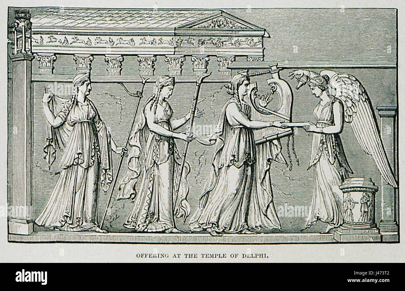 Map of delphi hi-res stock photography and images - Alamy