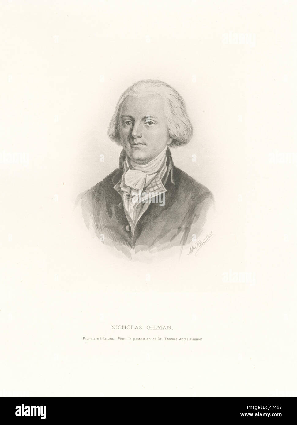 Nicholas Gilman (NYPL NYPG97 F85 421170 Stock Photo - Alamy