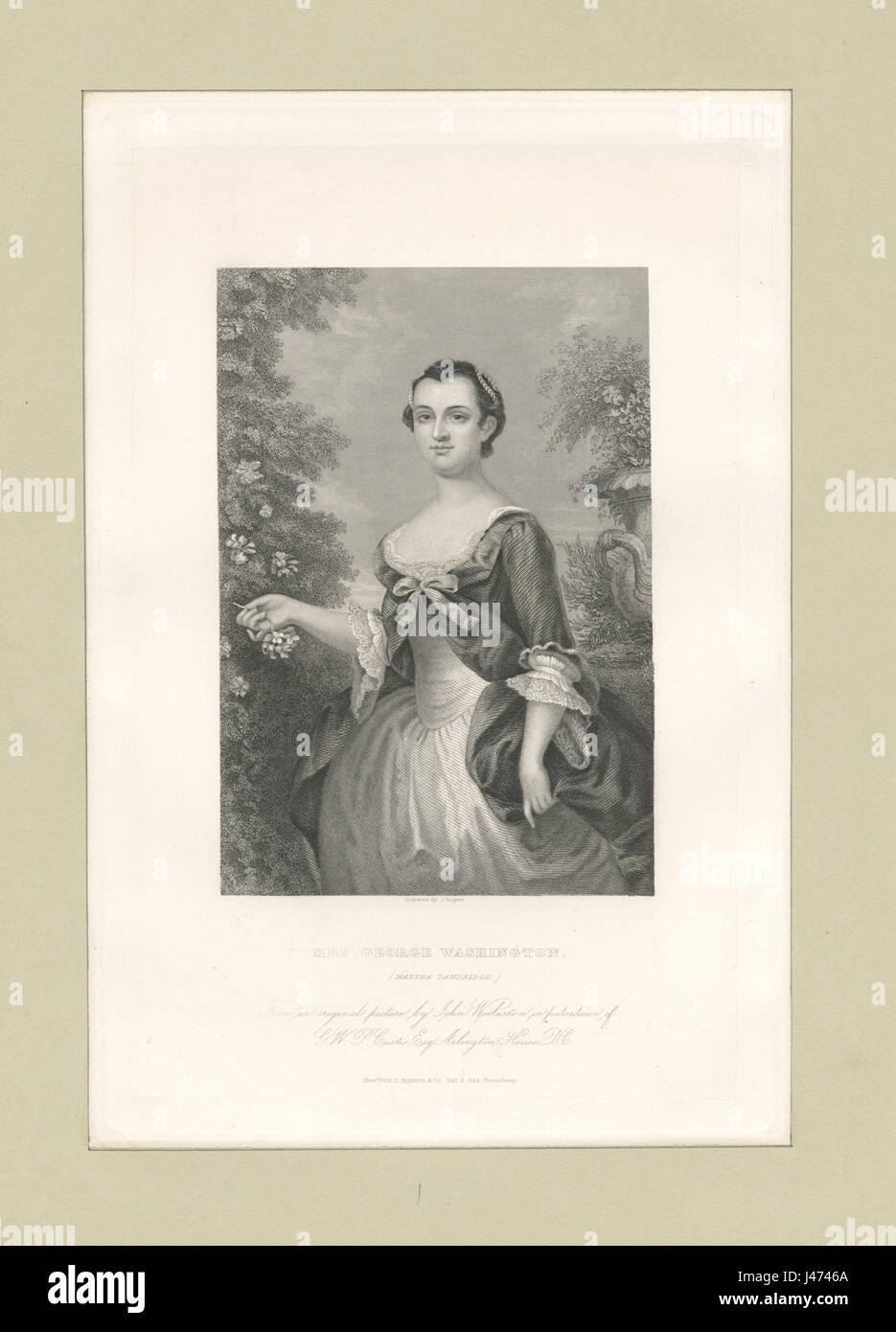Martha Dandridge, known as Mrs. George Washington, was the first First ...