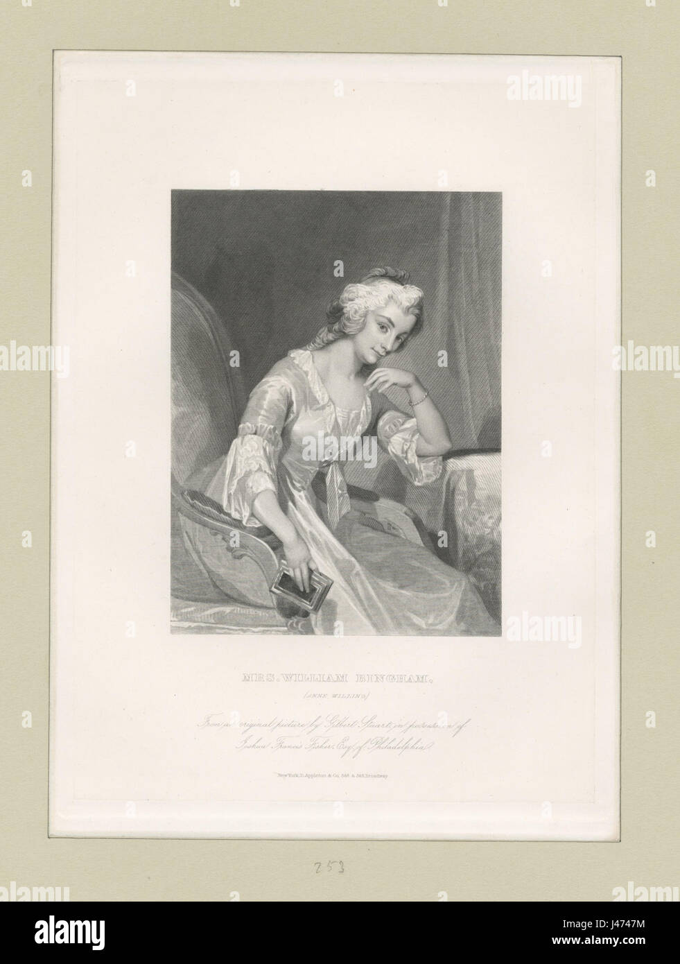 This is a portrait or reference to Anne Willing, who became Mrs ...