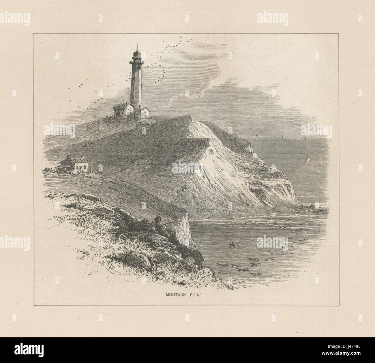 Montauk Point is a famous geographical location at the easternmost tip ...