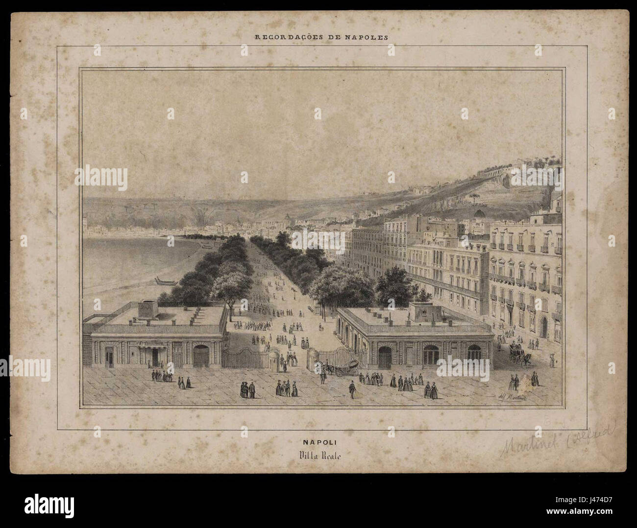 Napoli Villa Reale Stock Photo - Alamy