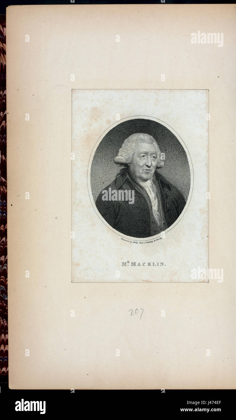 Mr. Macklin (NYPL Hades 256187 431203 Stock Photo - Alamy