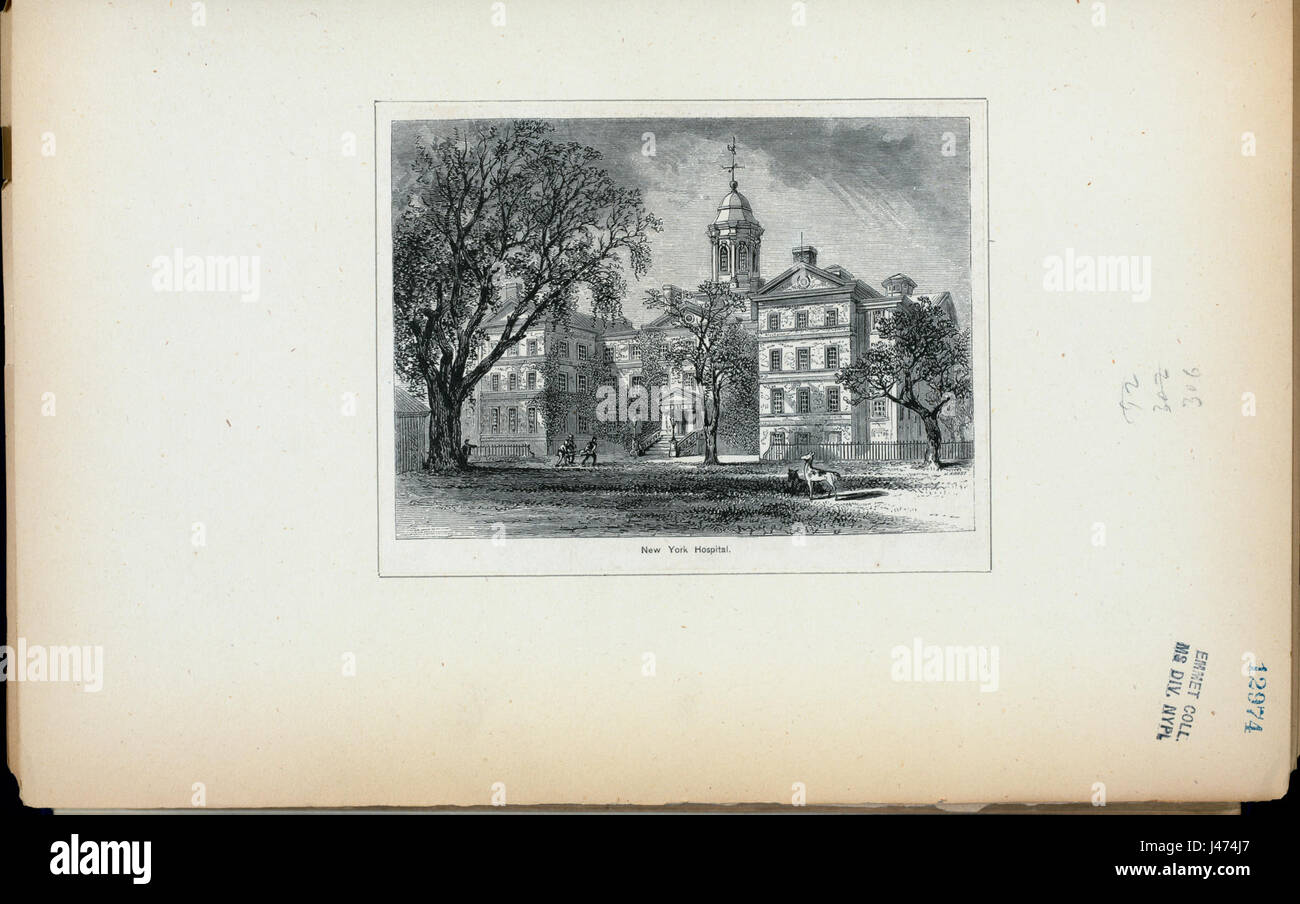 New York Hospital, a prominent medical institution in New York City, is ...