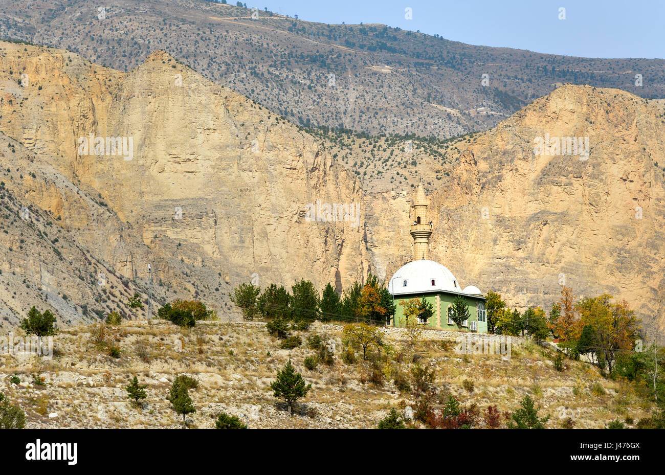 Small mosque in mountains. Ulubag village. Turkey Stock Photo - Alamy