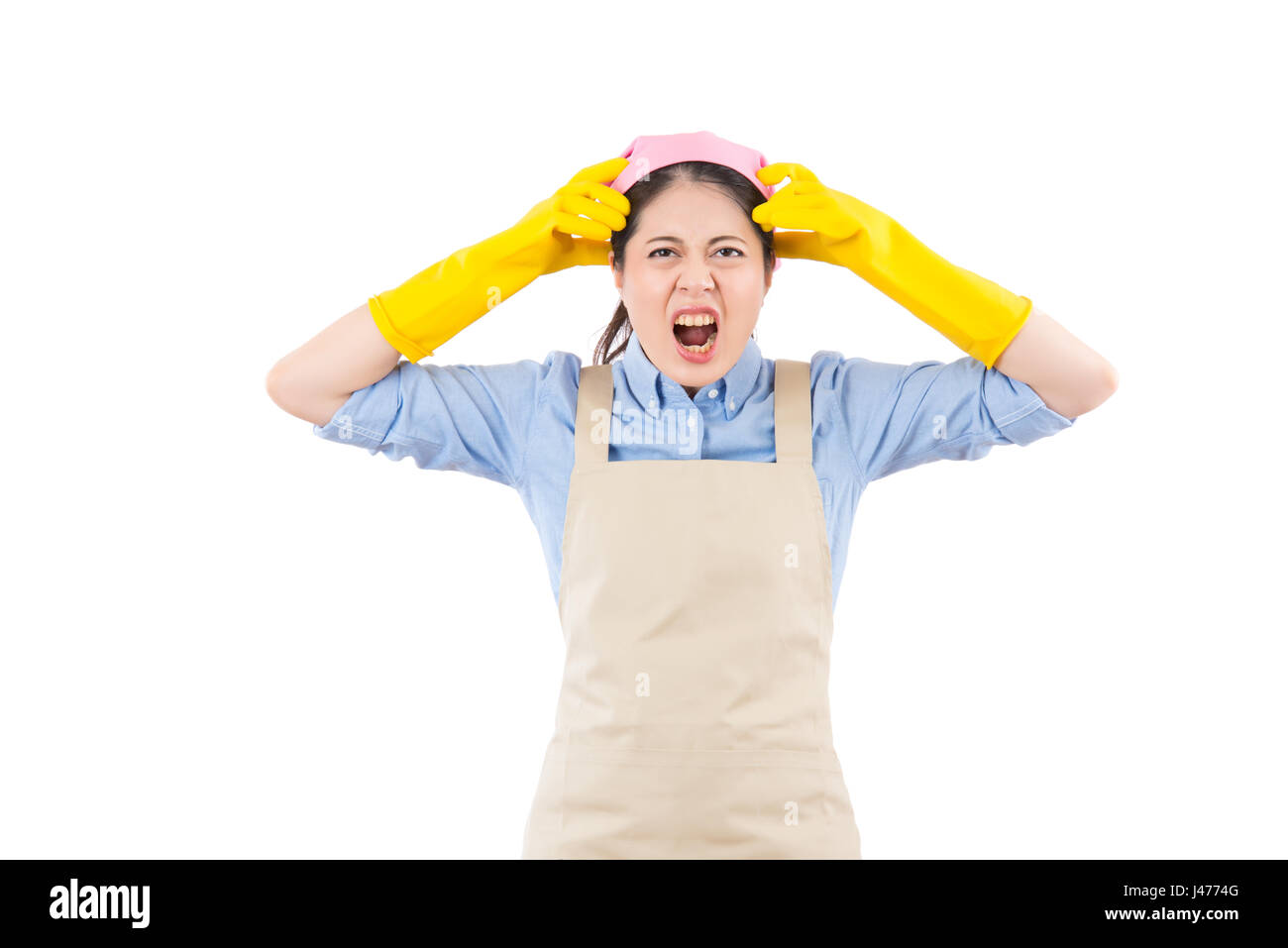 multitasking job mom feel crazy insane and tired busy screaming for ...