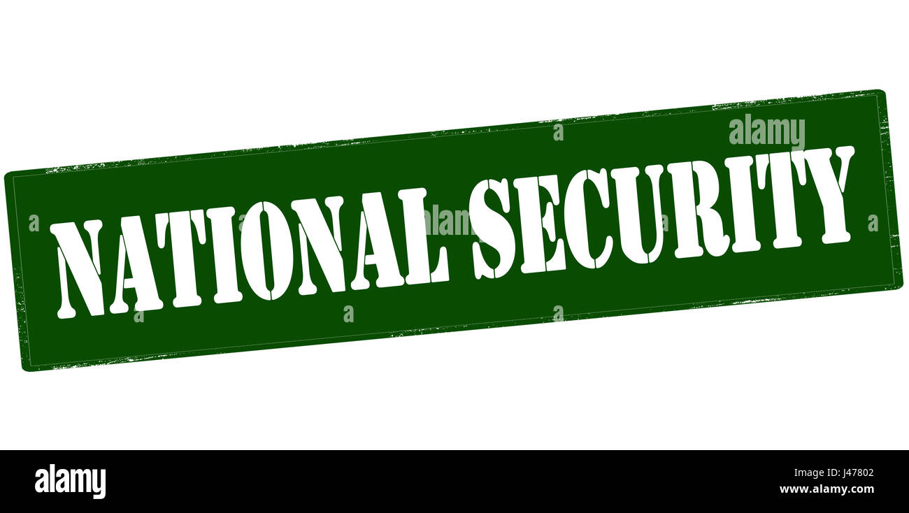 Stamp with text national security inside, vector illustration Stock ...