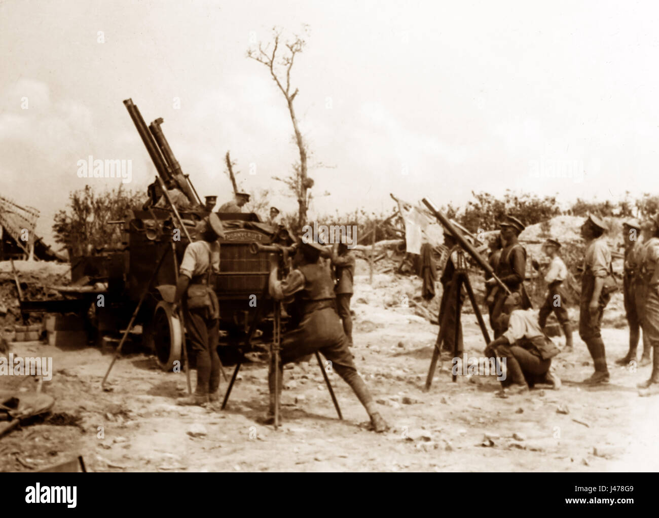 British anti aircraft gun hi-res stock photography and images - Alamy
