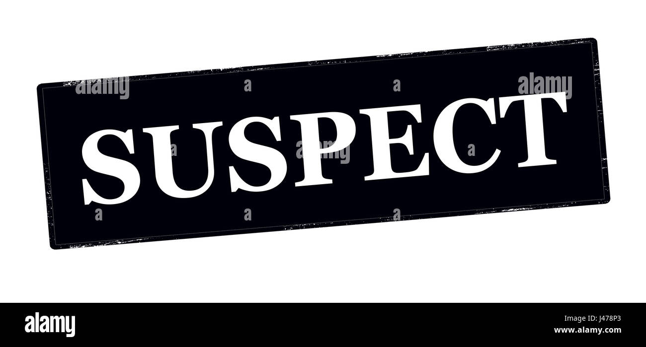 Stamp with word suspect inside, vector illustration Stock Photo - Alamy