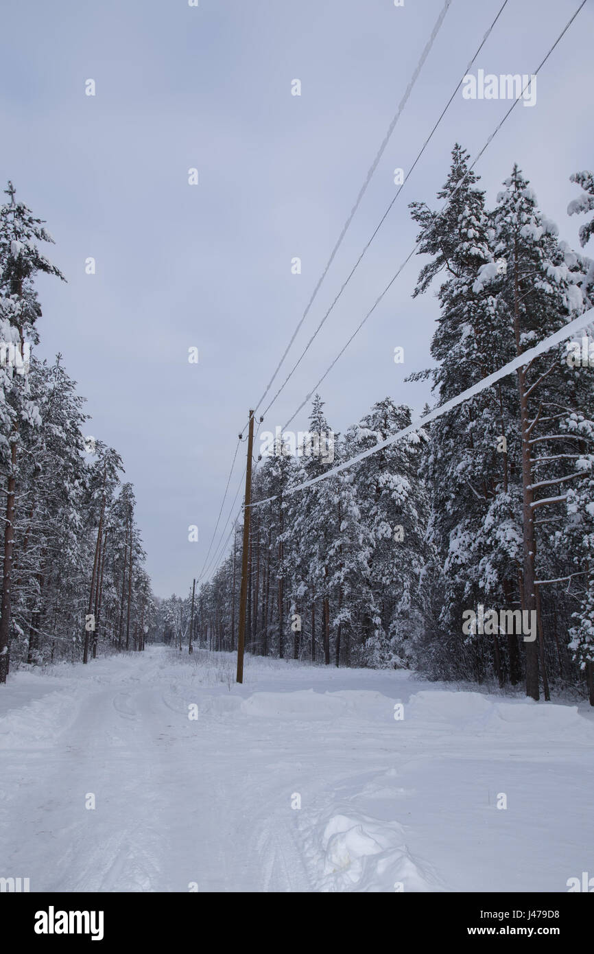 Cold russian snow winter Stock Photo - Alamy