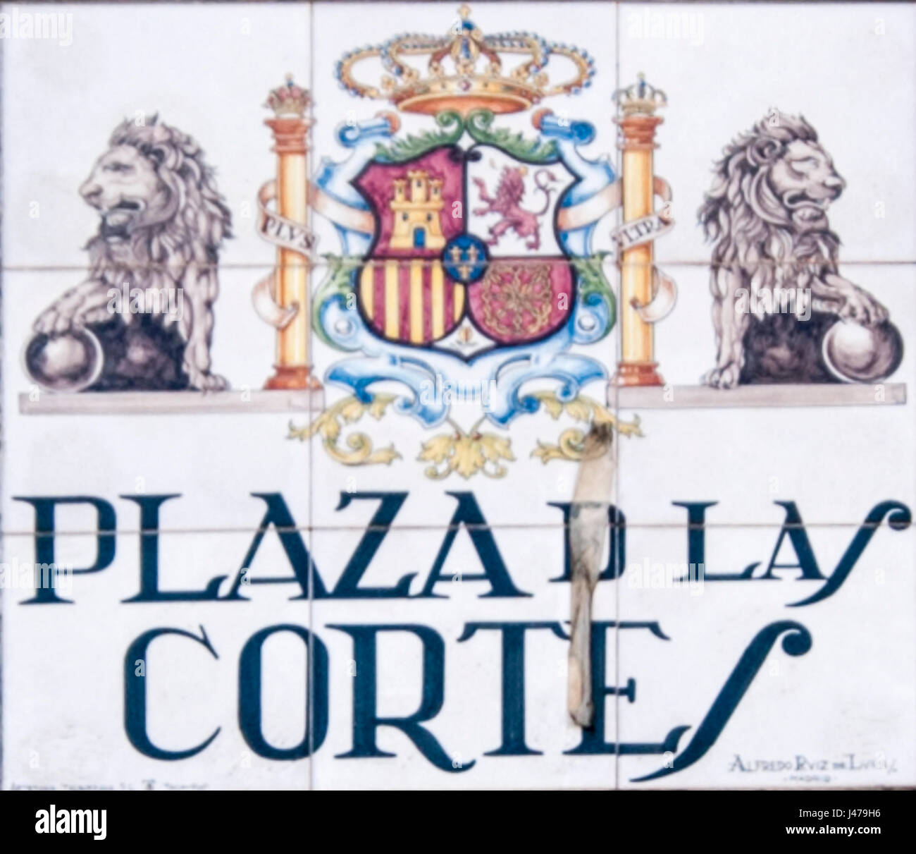 Plaza de las cortes madrid hi-res stock photography and images - Alamy