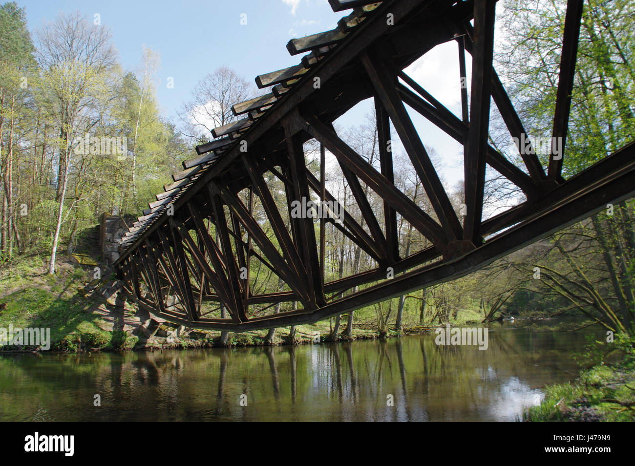 Destroyed railway bridge hi-res stock photography and images - Alamy