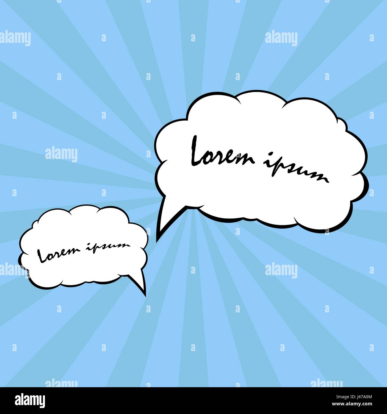 Thinking cloud Stock Vector Images - Alamy