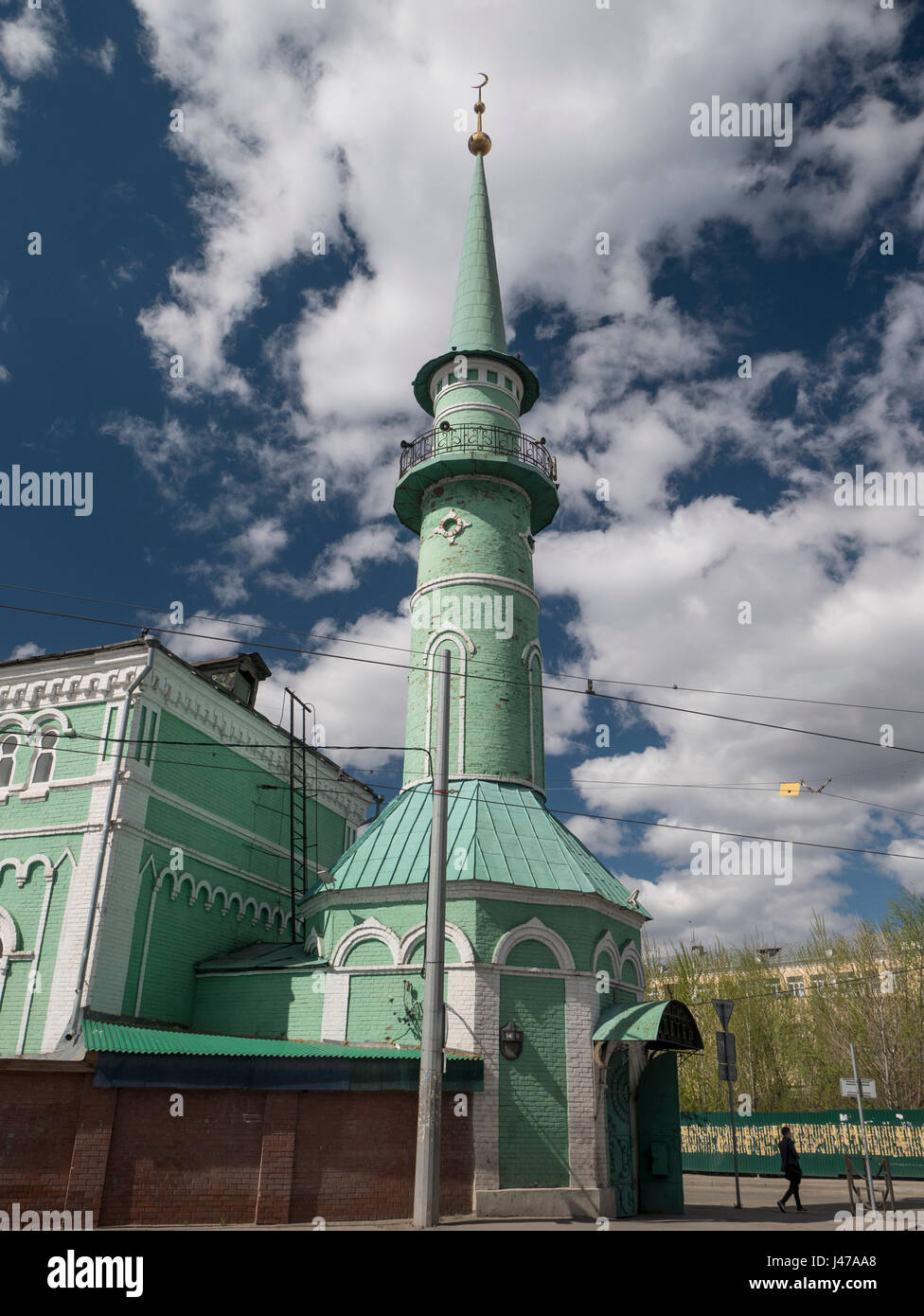 Built in 1868 and is an example of Tatar-Bolghar architecture Stock ...