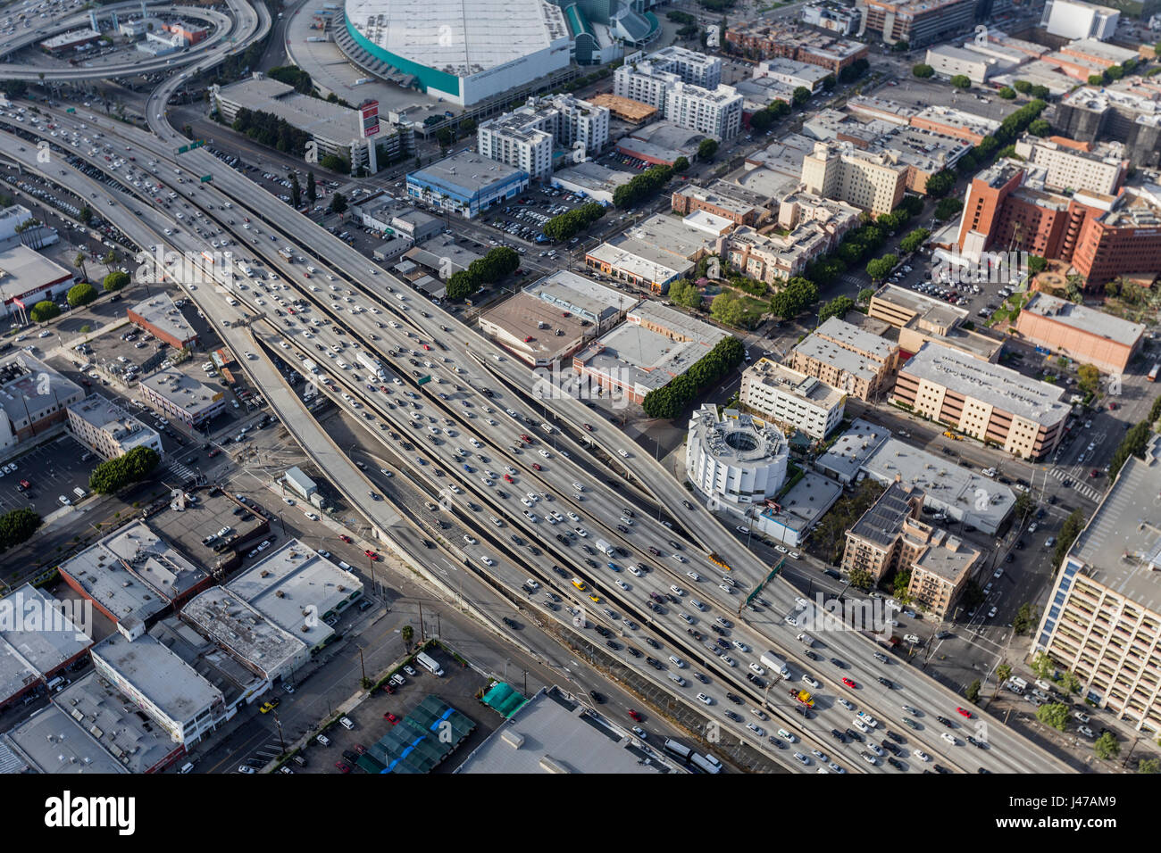 Santa monica freeway hi-res stock photography and images - Alamy