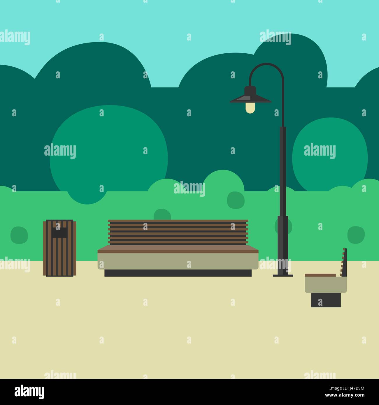 Open outdoor space Stock Vector Images - Alamy