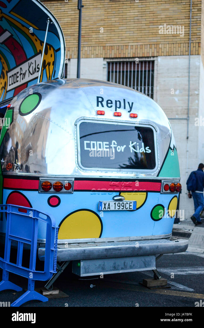 Code workshop academy for kids to learn programing Stock Photo - Alamy