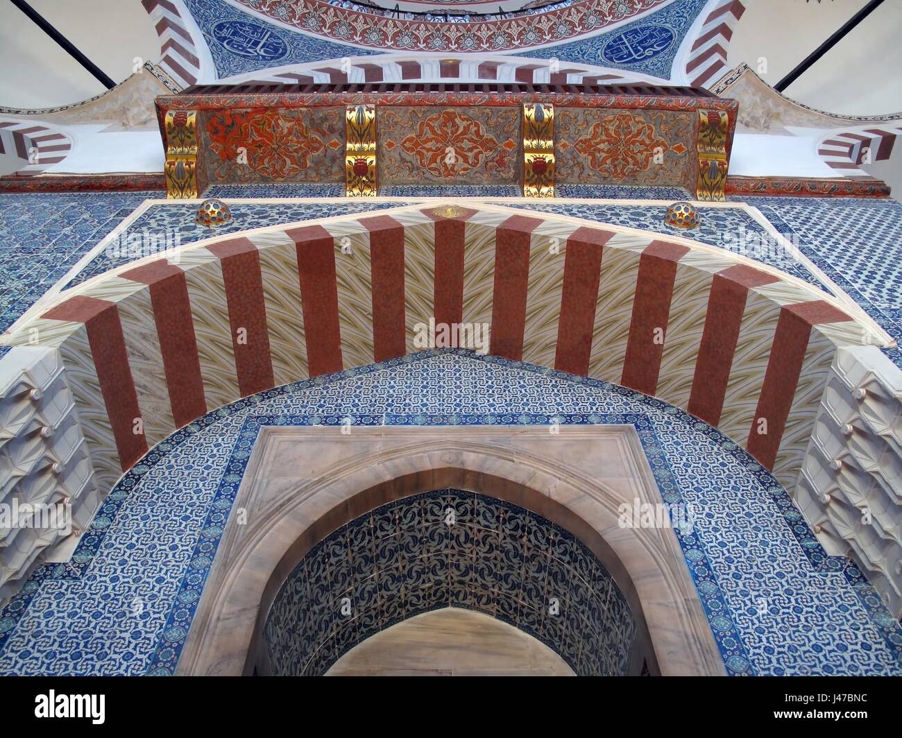 Rustem Pasha Mosque was designed by the famous Ottoman architect, Mimar ...