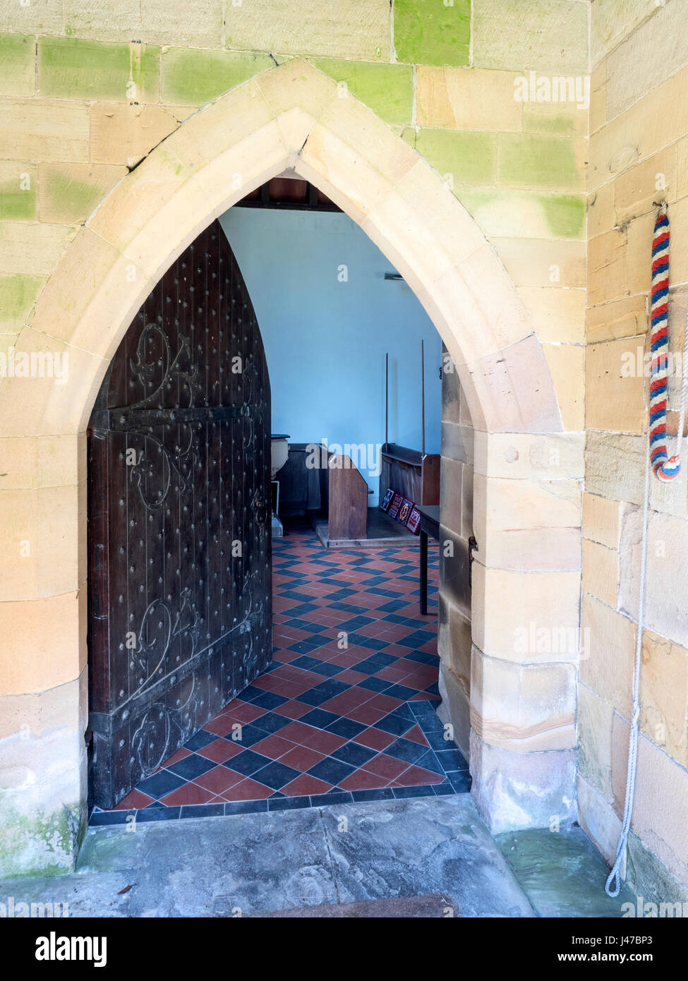 Lower dunsforth church door hi-res stock photography and images - Alamy