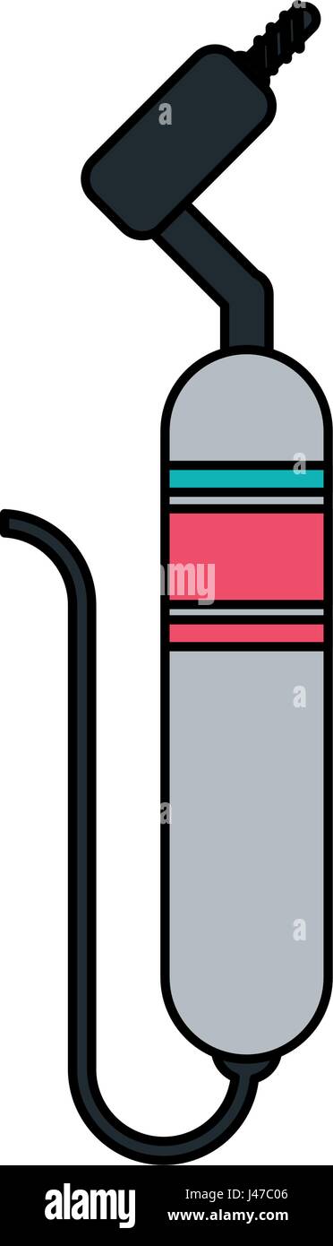 color image cartoon tooth drilling dental machine Stock Vector Image ...