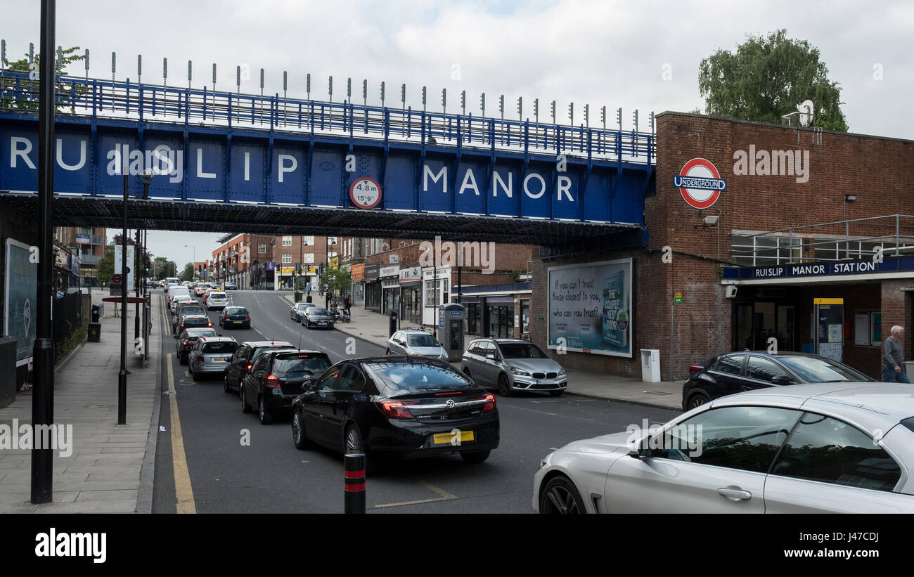 Ruislip Manor station Stock Photo - Alamy