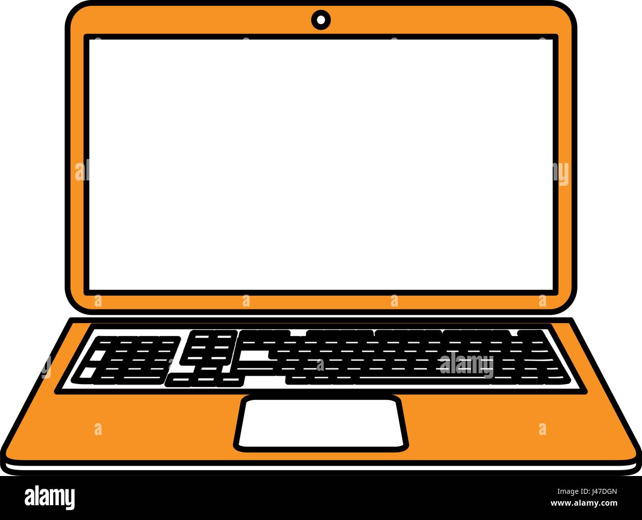 Color Image Cartoon Laptop Computer High Resolution Stock Photography ...