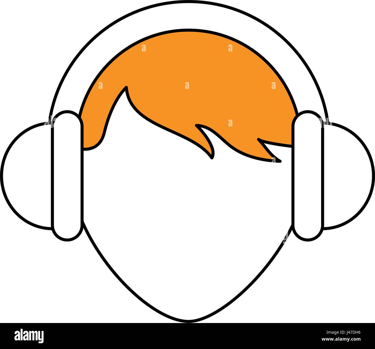 Color image cartoon faceless front hi-res stock photography and images ...