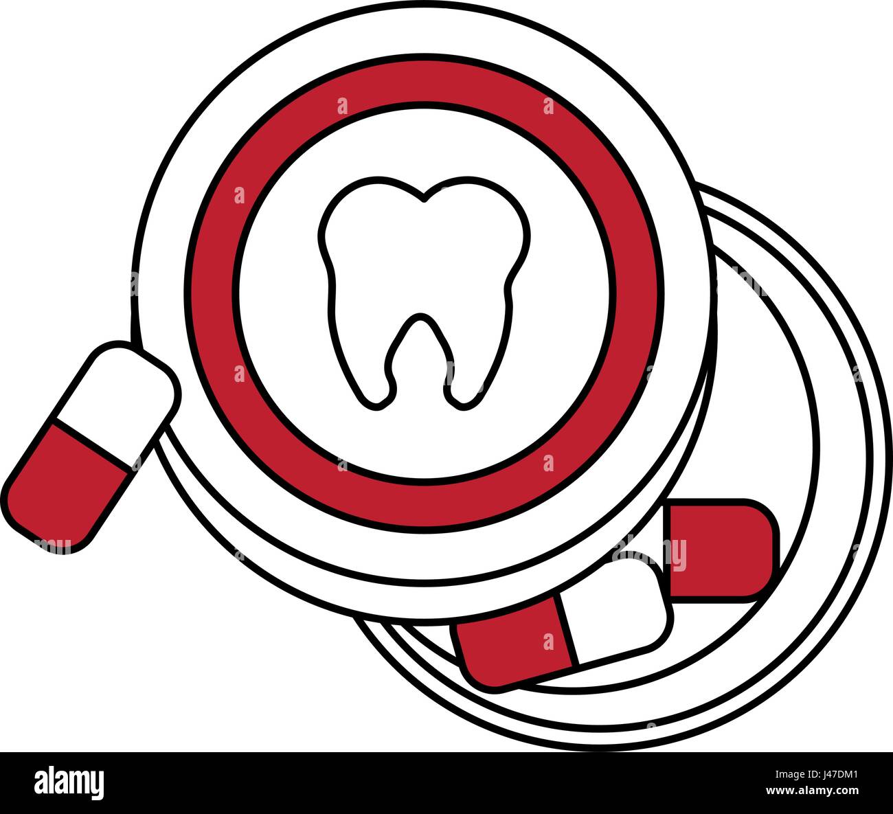 Teeth capsule Stock Vector Images - Alamy