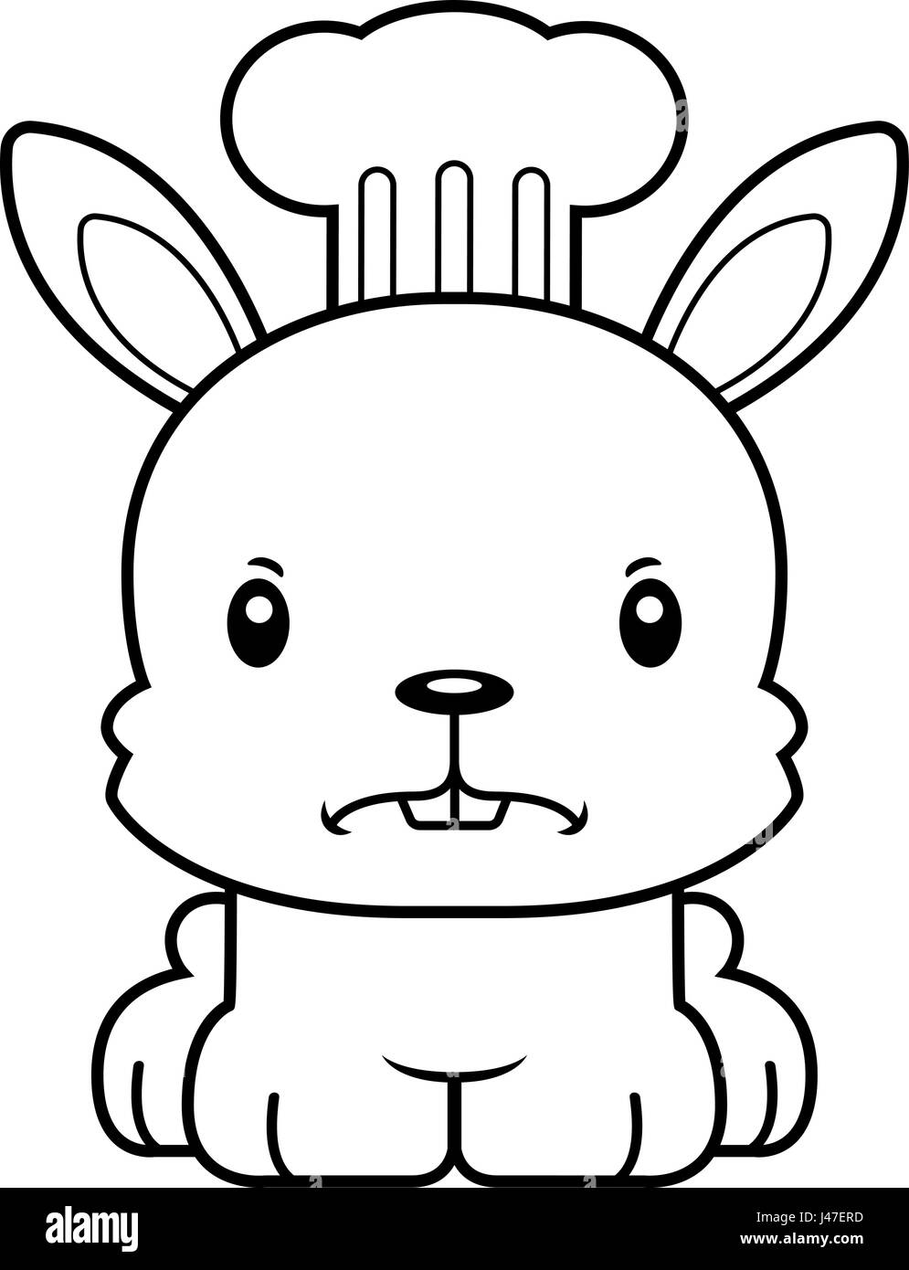 A cartoon chef bunny looking angry Stock Vector Image & Art - Alamy