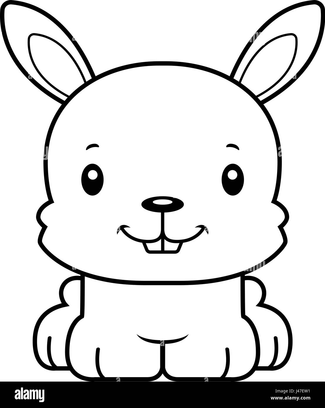 Bunny clipart Black and White Stock Photos & Images - Alamy