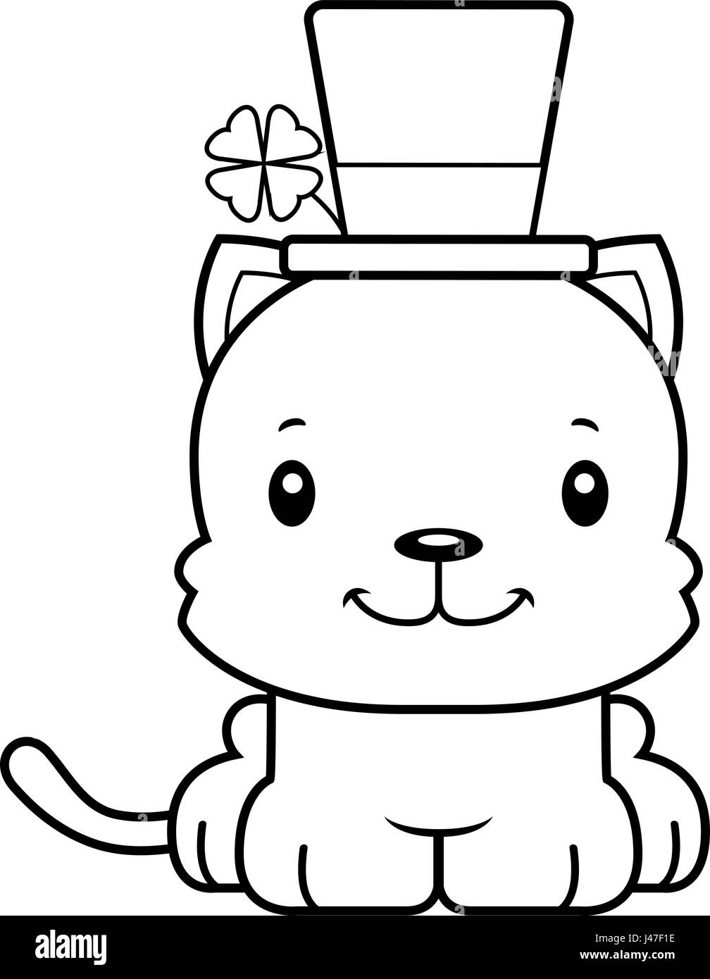 A cartoon Irish kitten smiling Stock Vector Image & Art - Alamy
