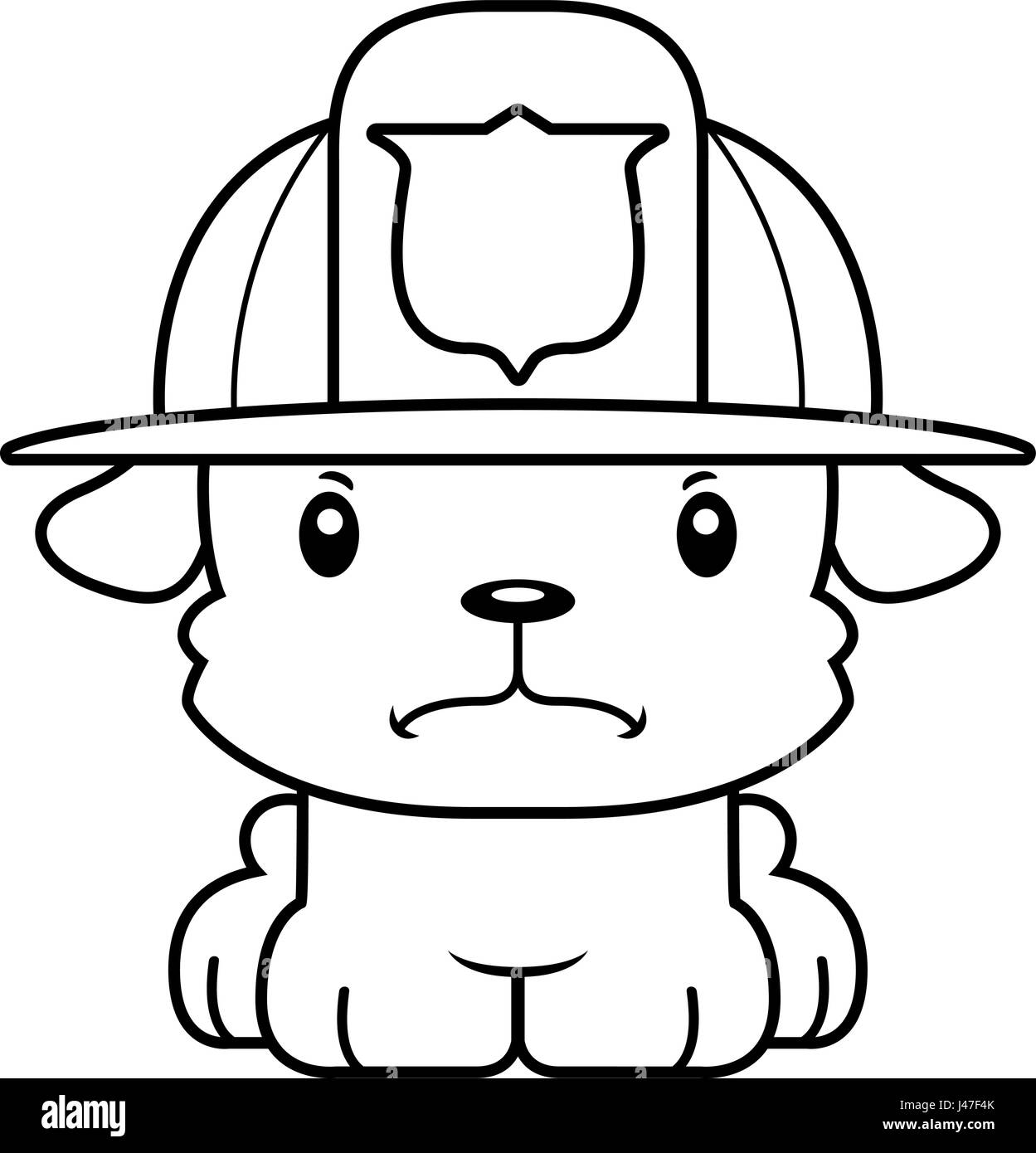 How To Draw A Firefighter Dog