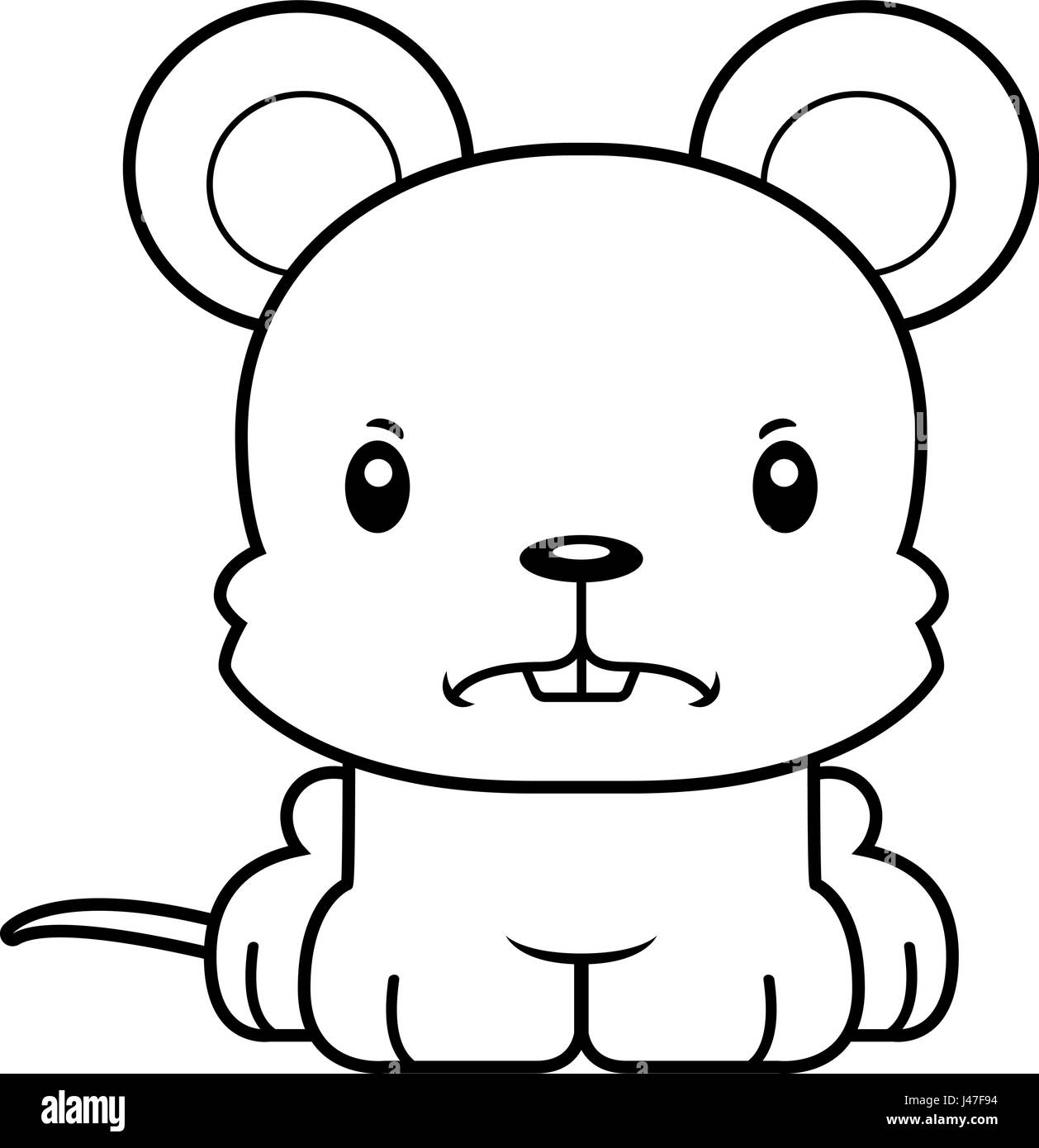 A cartoon mouse looking angry Stock Vector Image & Art - Alamy