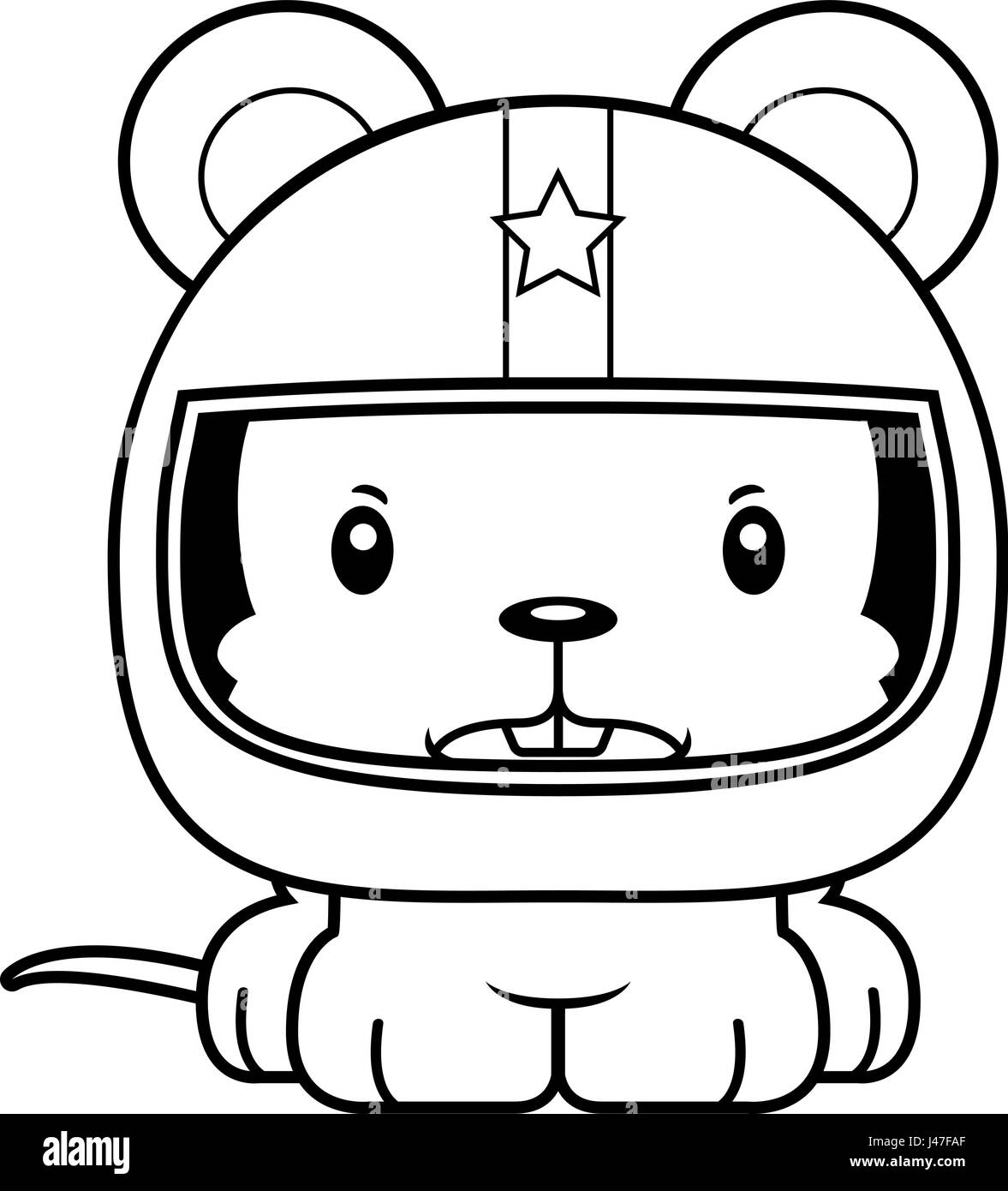 A cartoon race car driver mouse looking angry Stock Vector Image & Art ...