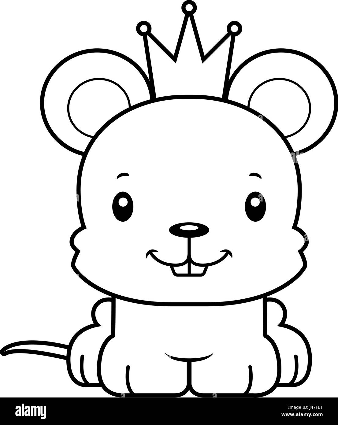 A cartoon prince mouse smiling Stock Vector Image & Art - Alamy