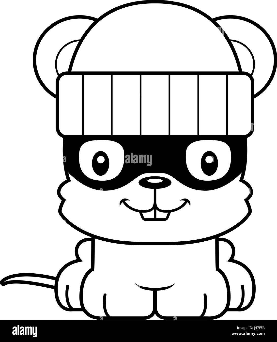 A cartoon thief mouse smiling Stock Vector Image & Art - Alamy