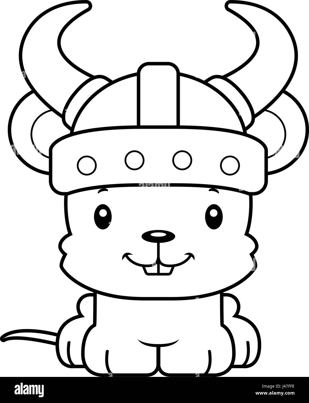 A cartoon Viking mouse smiling Stock Vector Image & Art - Alamy