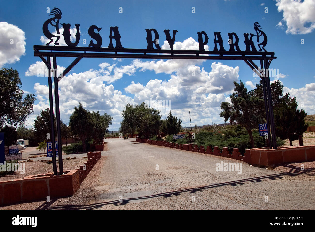 USA RV Park Stock Photo - Alamy