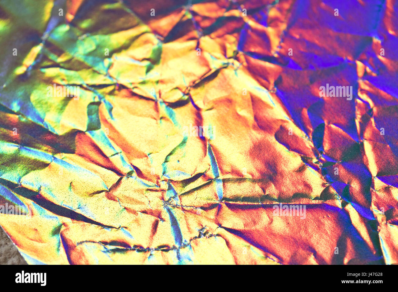 Abstract Holographic Rainbow Background Stock Photo - Alamy